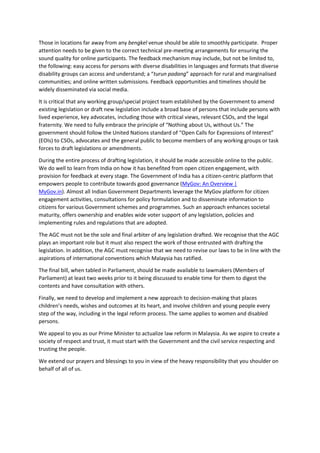 Letter Process of Law Reform in Malaysia | PDF