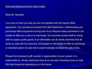 BUSINESS LETTERS BY SIR HASEEB UR REHMAN | PPT