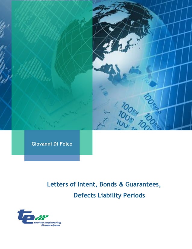 Letters of Intent, Bonds & Guarantees, Defects Liability Periods | PDF ...