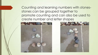 Letters and numbers in nature task 2 | PPTX