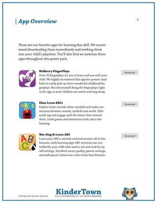 Letters and sounds 3K | PDF