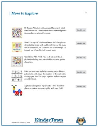 Letters and sounds 3K | PDF