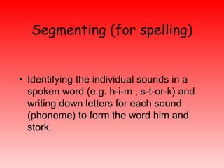 Letters And Sounds Powerpoint[1] For Parents | PPT