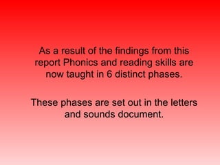 Letters And Sounds Powerpoint[1] For Parents | PPT