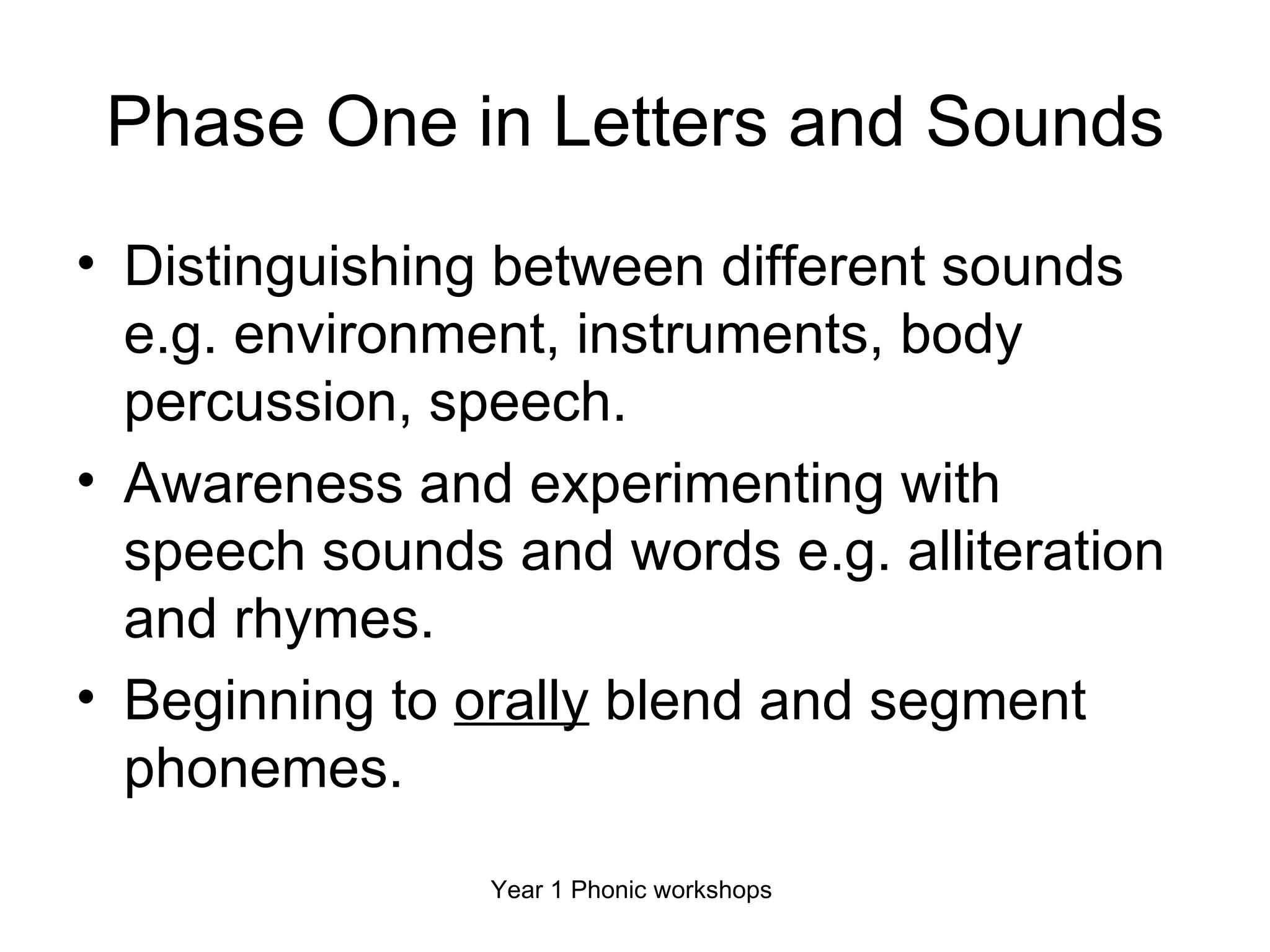 Letters and sounds summary of phases 1 to 6 | PPT