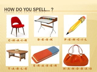 Letters and spelling the alphabet | PPSX