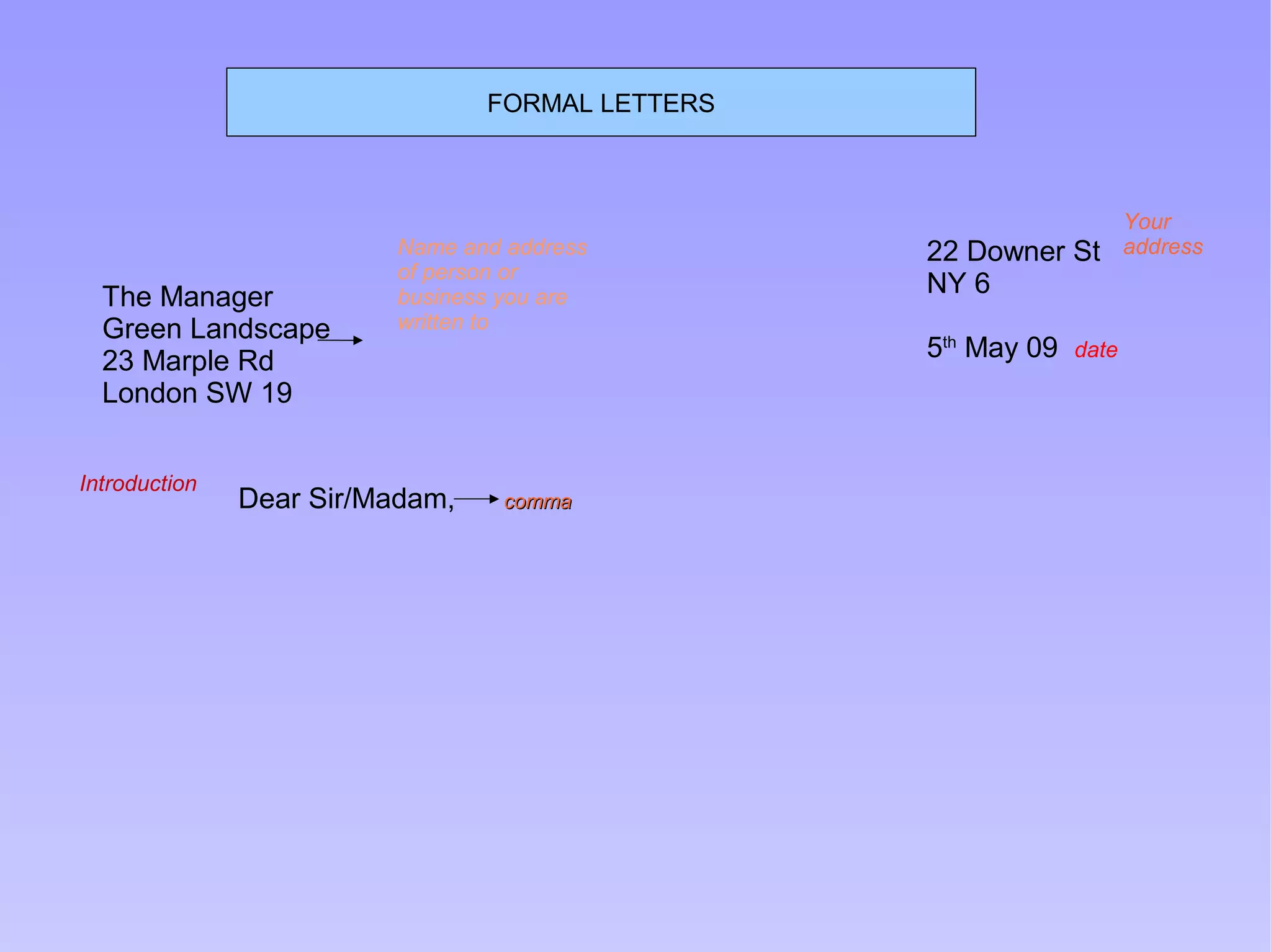 Letters application | PPT