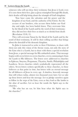 Letters From The Lamb Sample Pages | PDF