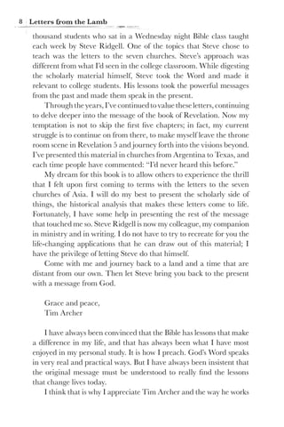 Letters From The Lamb Sample Pages | PDF | Christianity | Religion ...