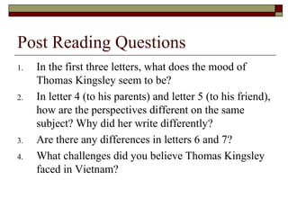 Letters From Vietnam | PPT