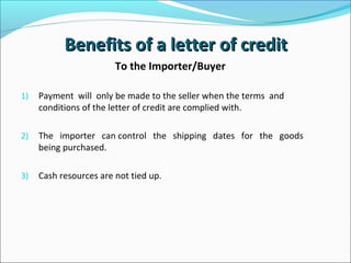 Letters of credit | PPT