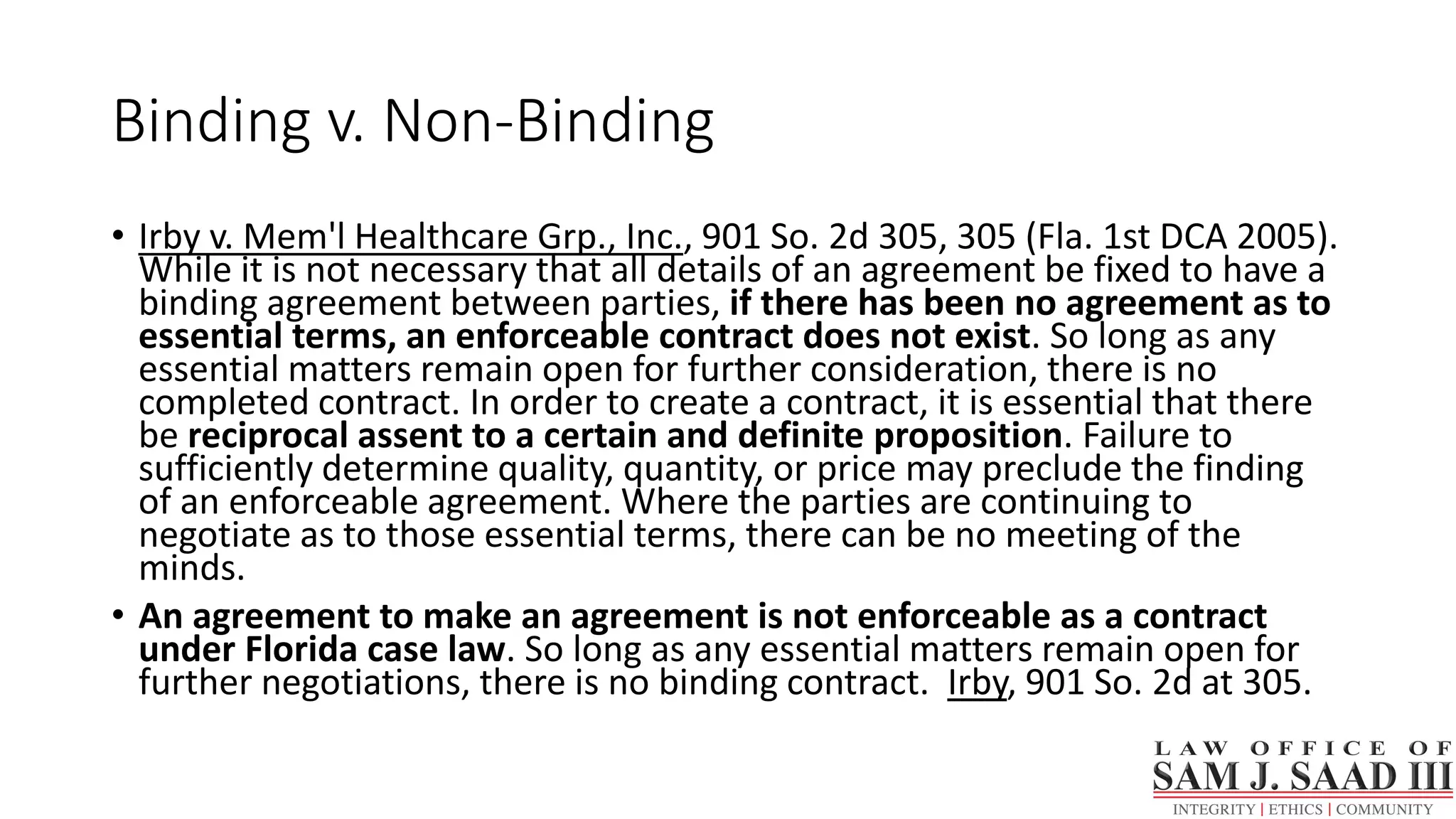 Letters of intent | PPTX