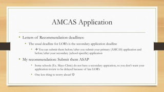 Letters of Recommendation | PPTX