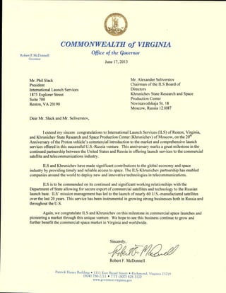 Letters of support 6.25