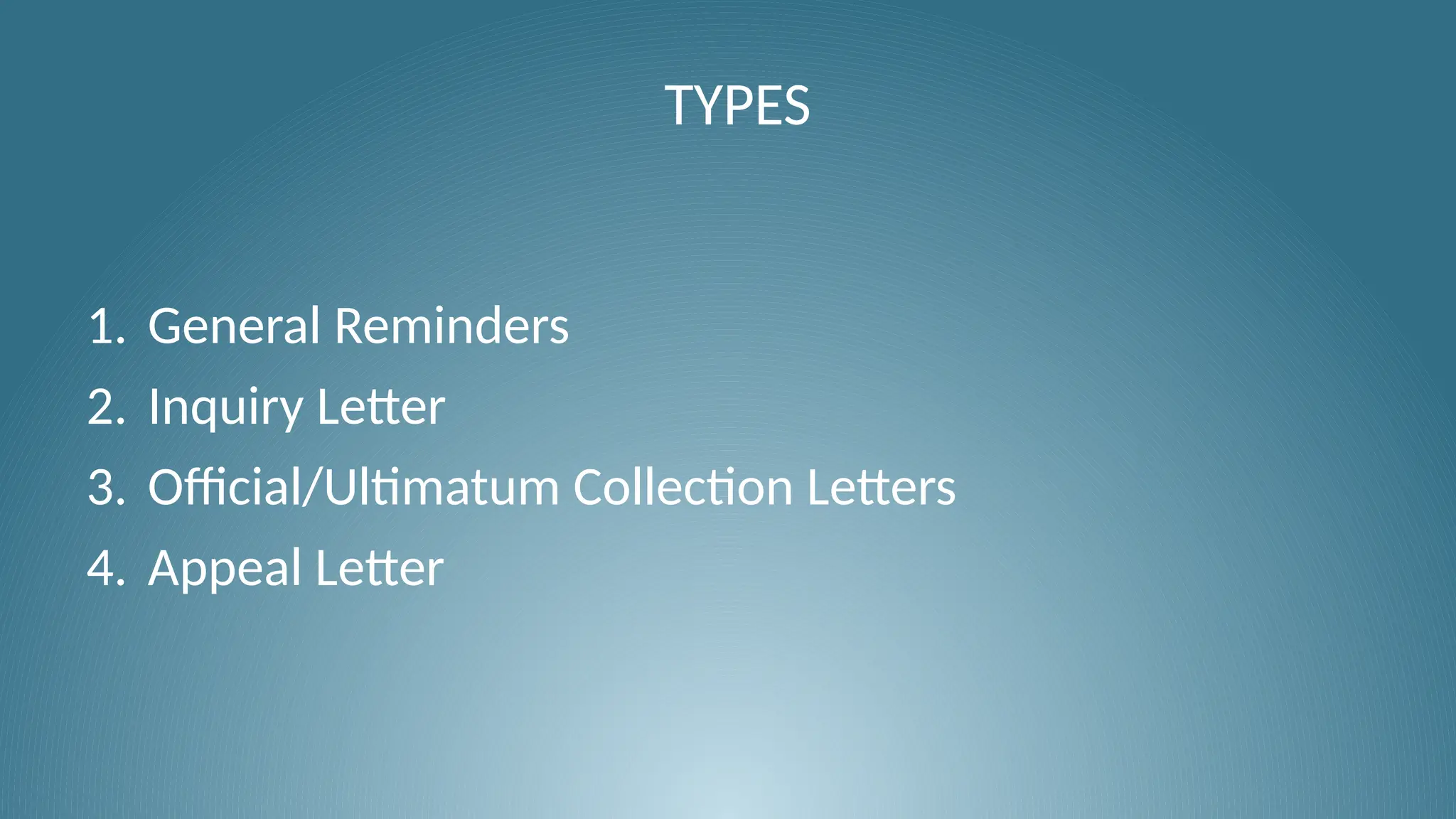 Types of letters including the sales promotional letters and ...
