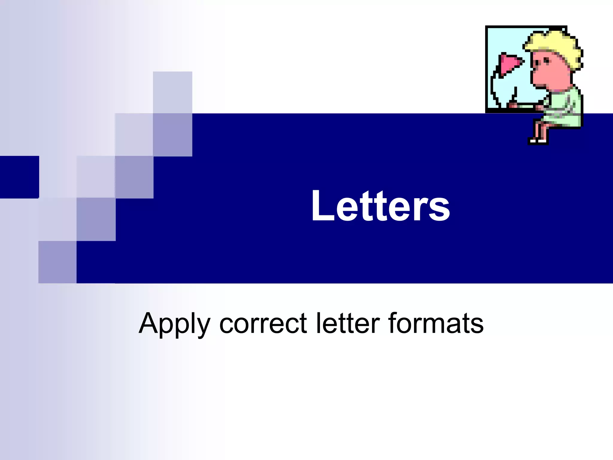 Letters power point | PPT