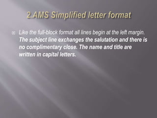 Letters presentations | PPT