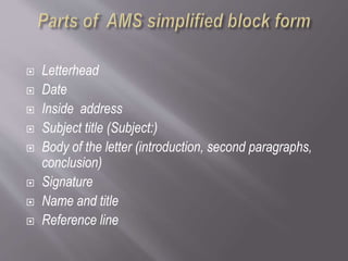Letters presentations | PPT