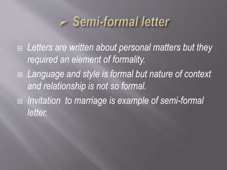 Letters presentations | PPT