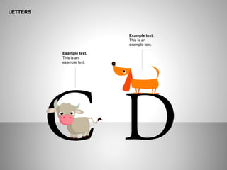 Letters with Animals Shapes Collection | PPT