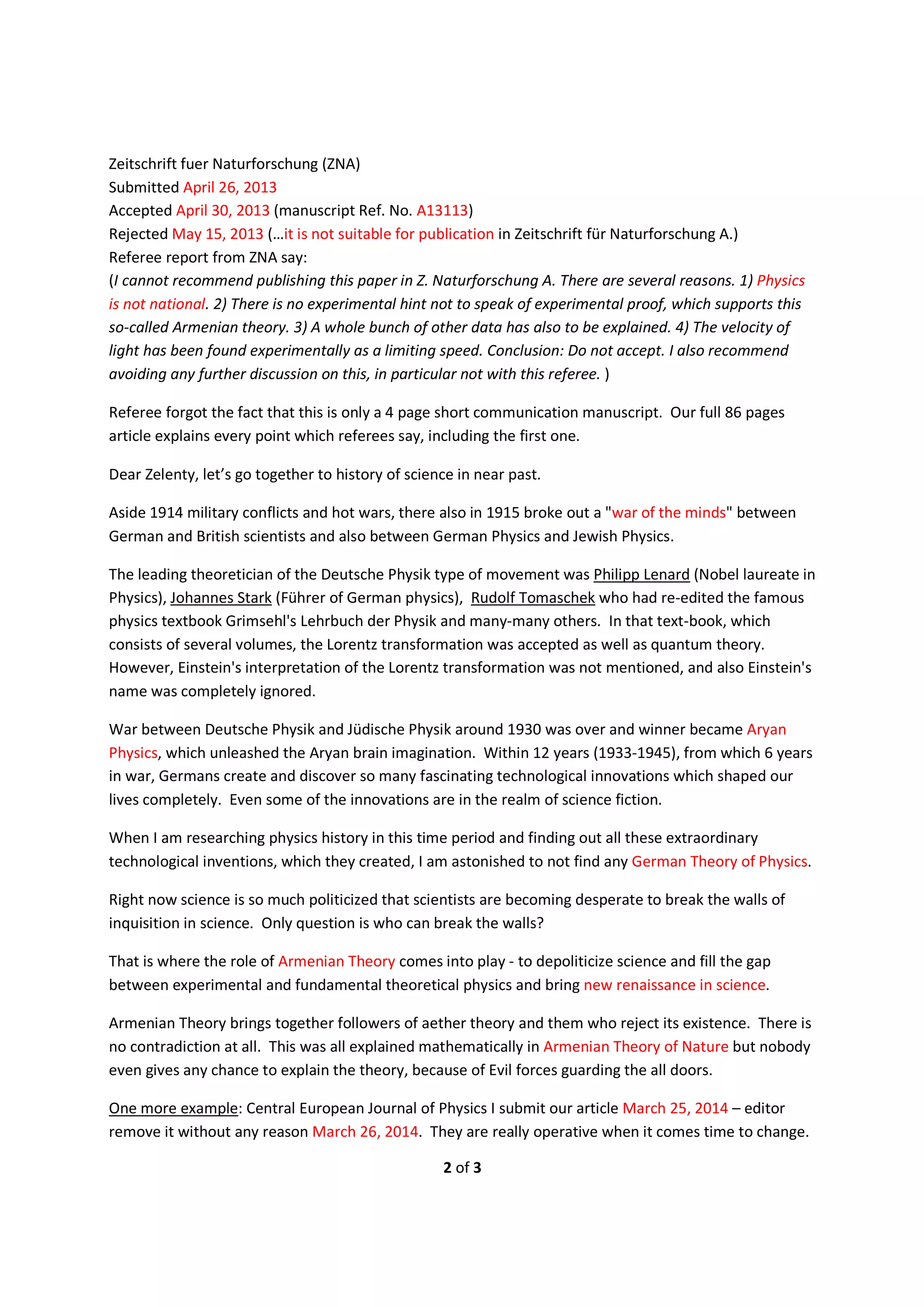 Letter to Dritter Sekretär Botschaft der Bundesrepublik Deutschland Eriwan, Armenien Constantin ...