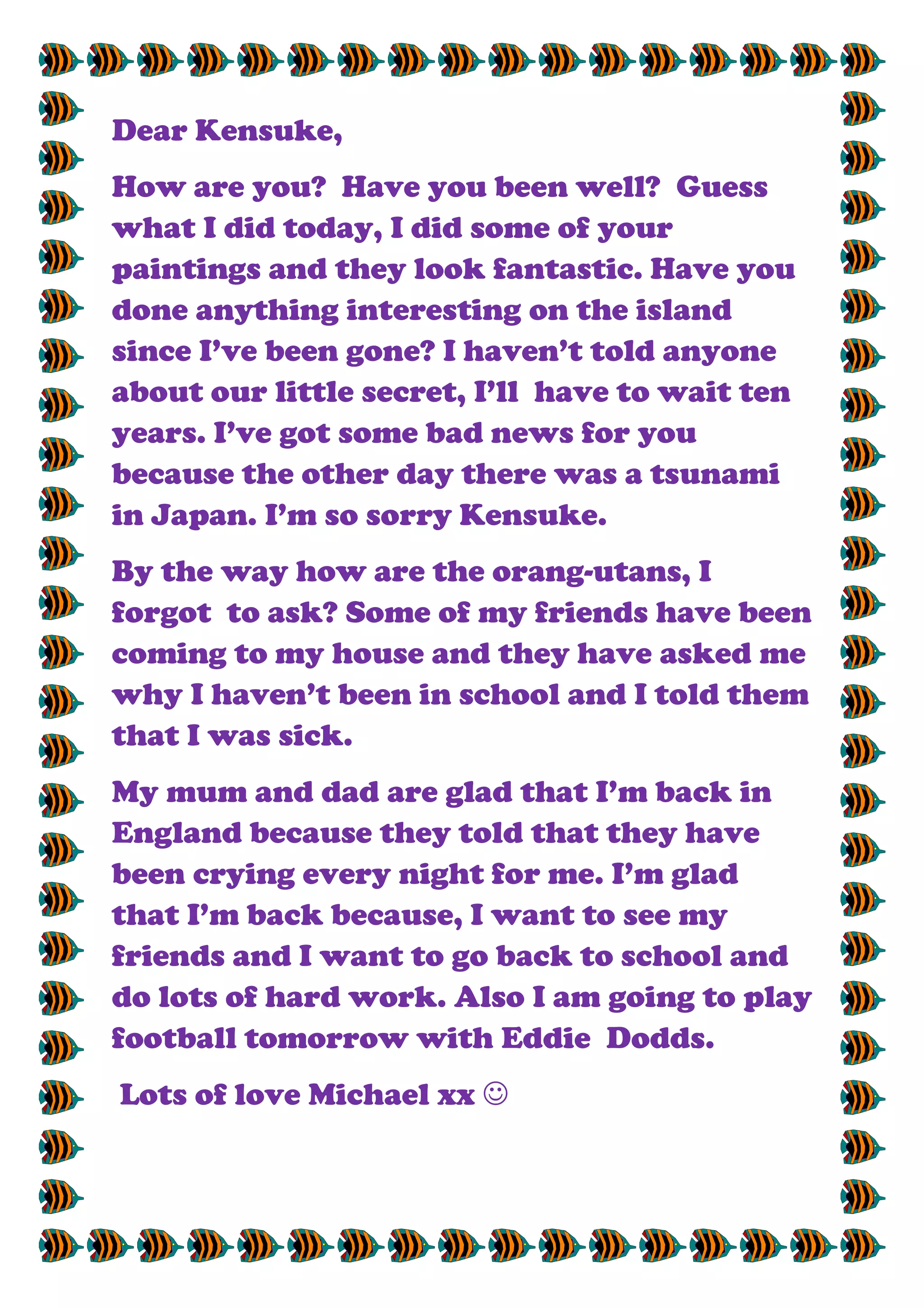 Letter to kensuke t.r | DOCX