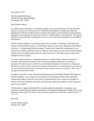 Letter to Senator Nelson | PDF