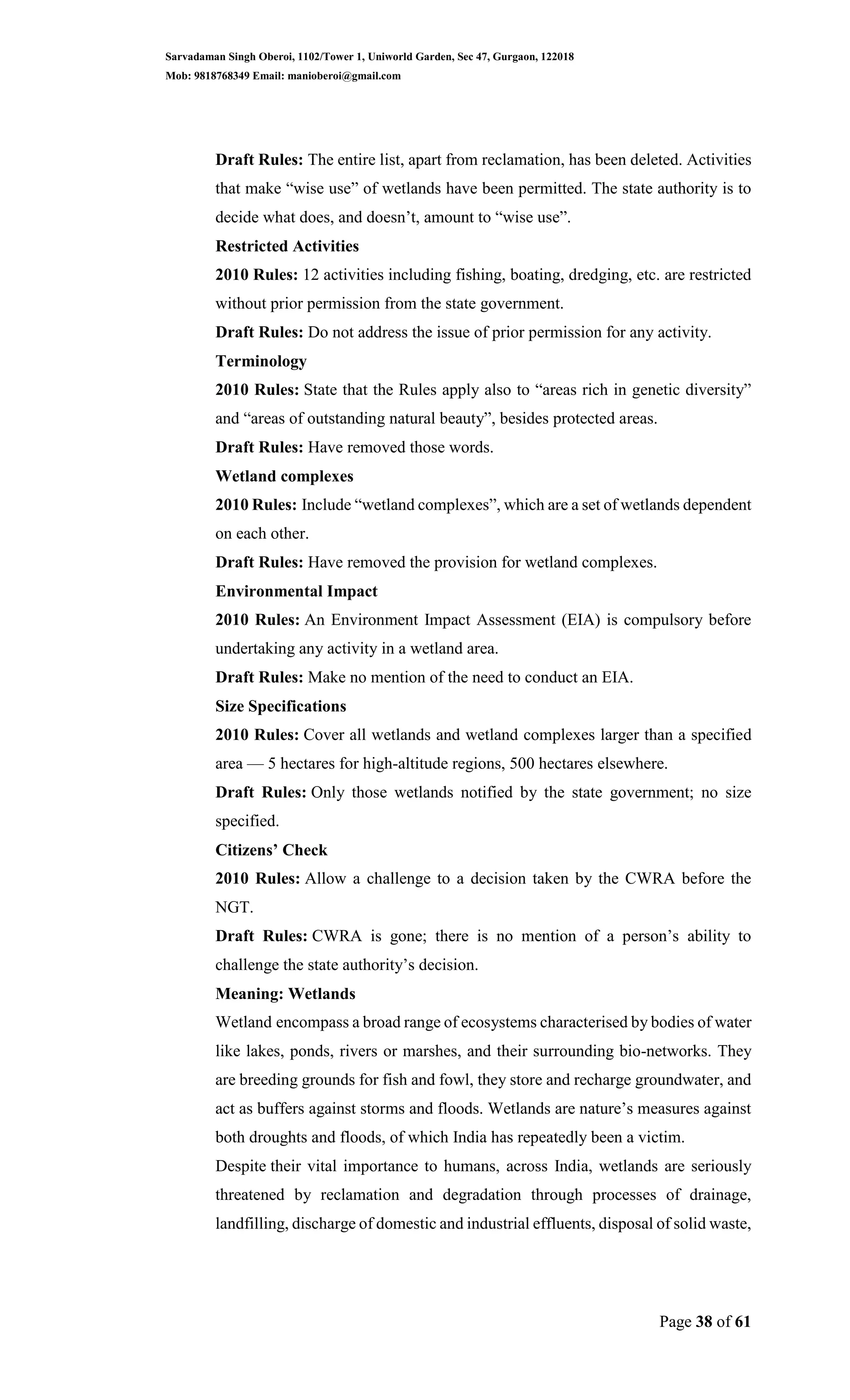 Letter to six noticees in re section 80 cpc notice dated 24.03.16