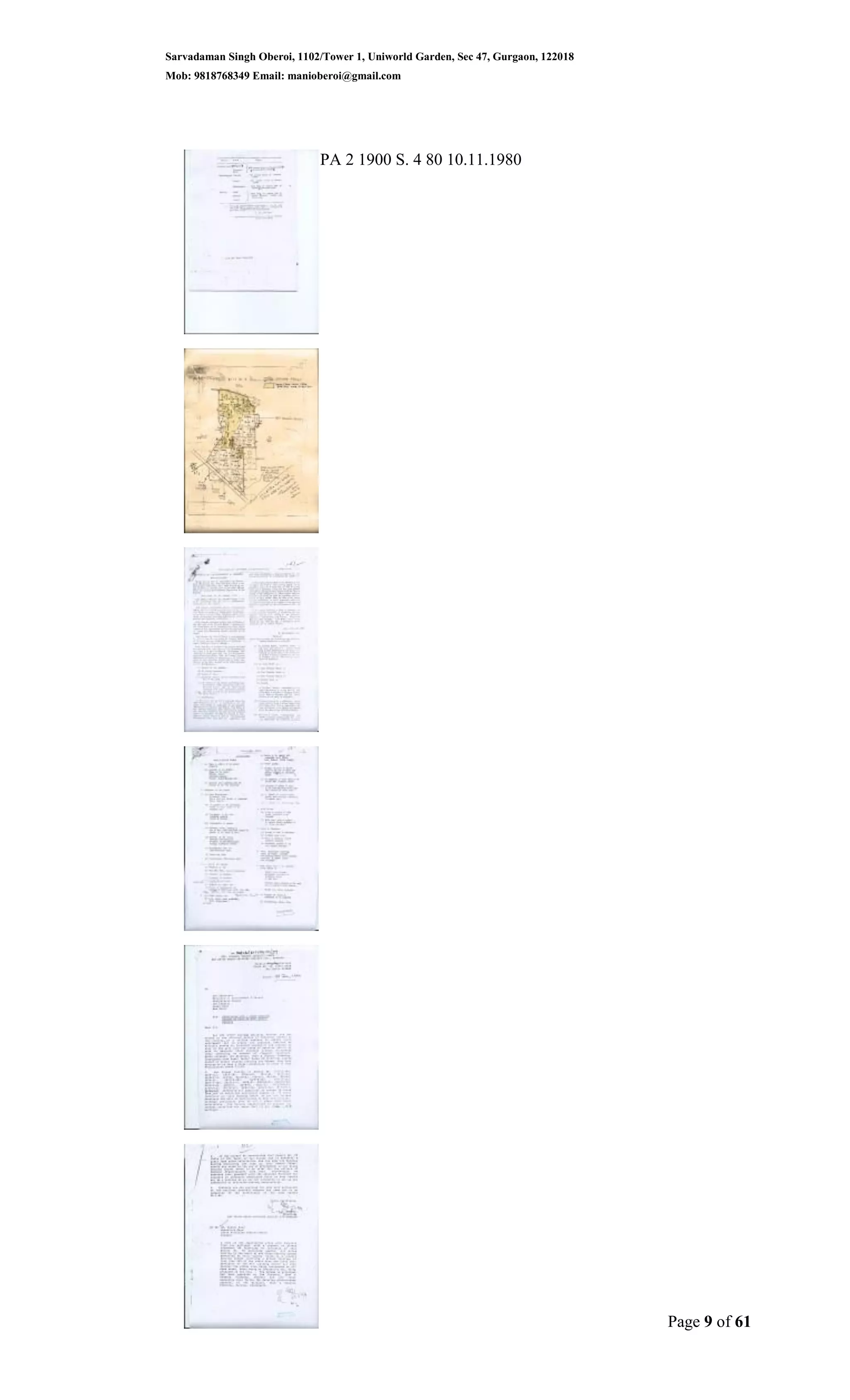 Letter to six noticees in re section 80 cpc notice dated 24.03.16