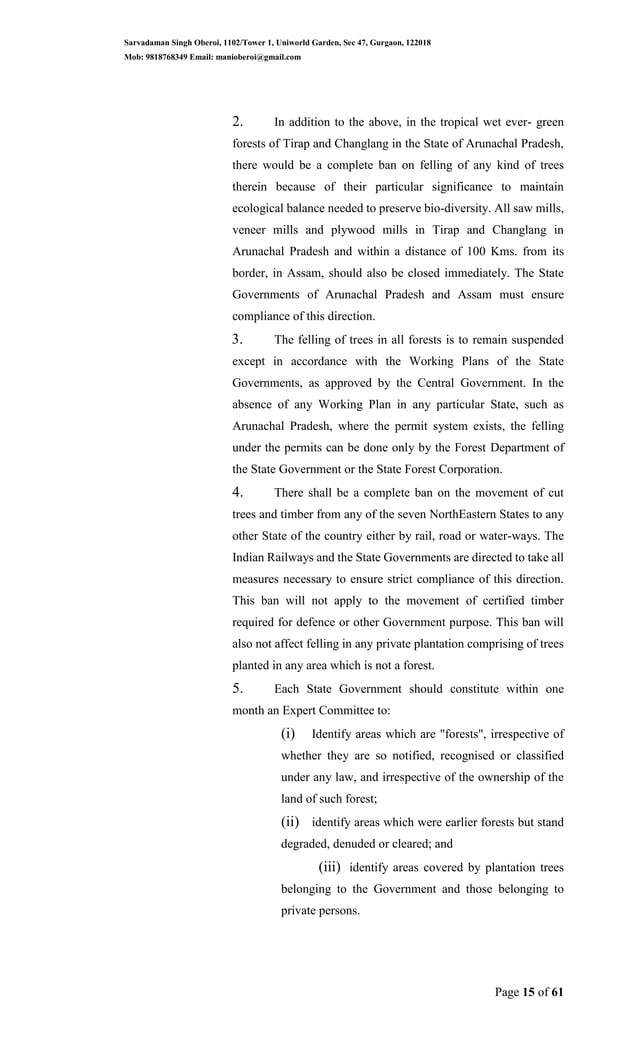 Letter to six noticees in re section 80 cpc notice dated 24.03.16