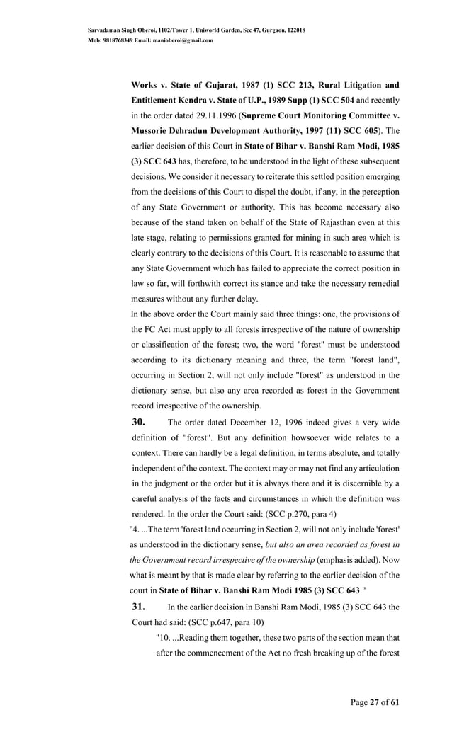 Letter to six noticees in re section 80 cpc notice dated 24.03.16