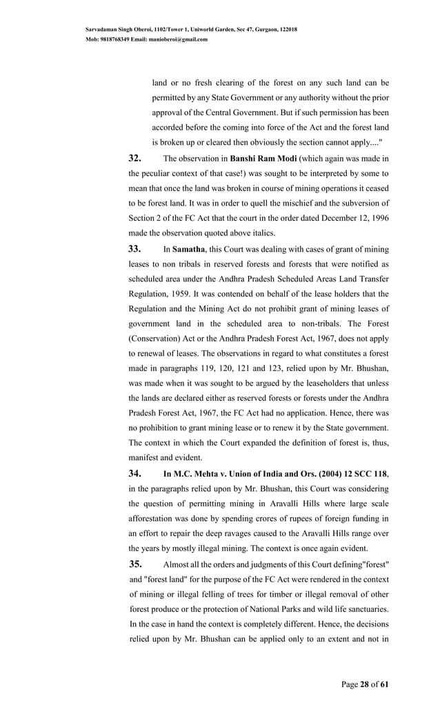 Letter to six noticees in re section 80 cpc notice dated 24.03.16