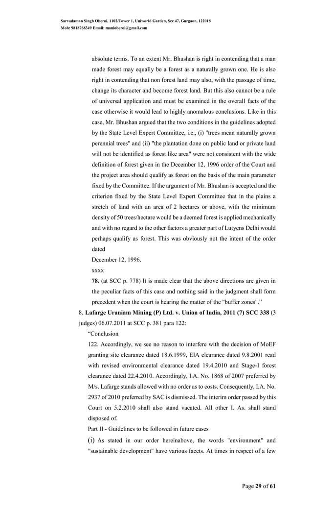 Letter to six noticees in re section 80 cpc notice dated 24.03.16