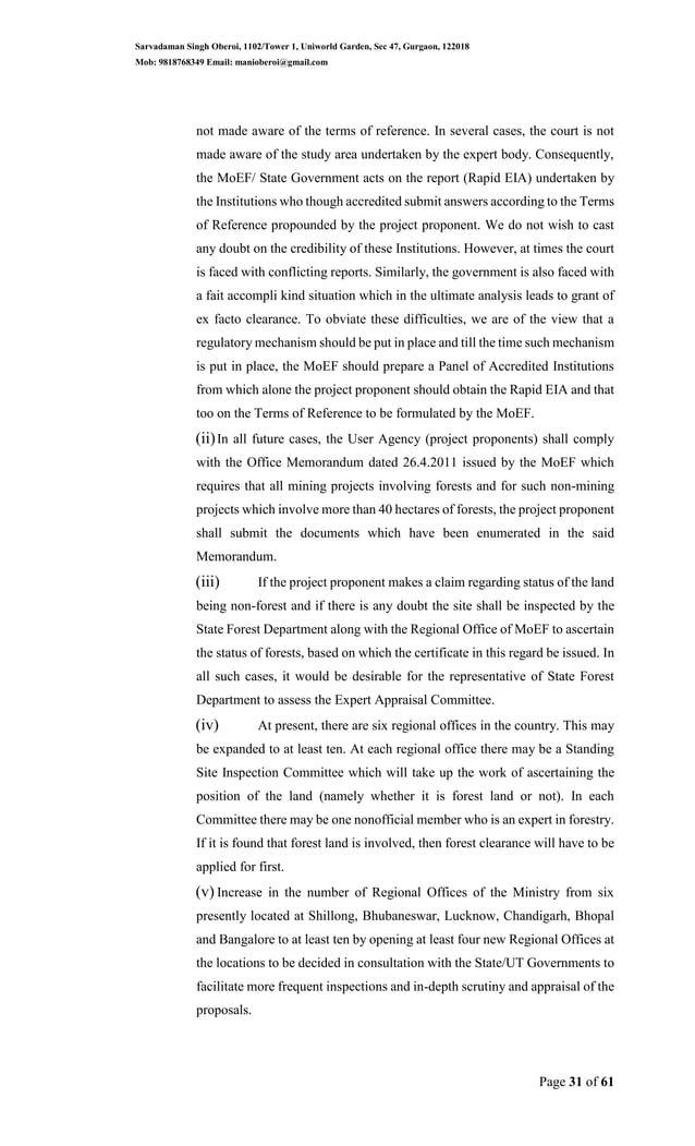 Letter to six noticees in re section 80 cpc notice dated 24.03.16