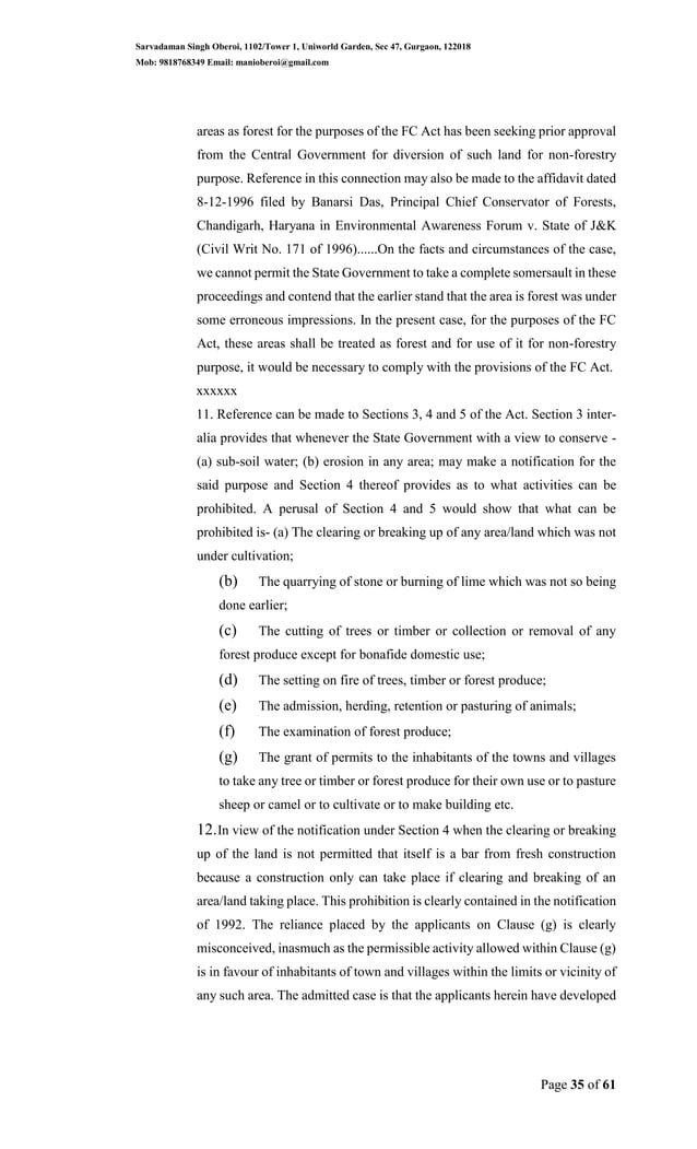 Letter to six noticees in re section 80 cpc notice dated 24.03.16