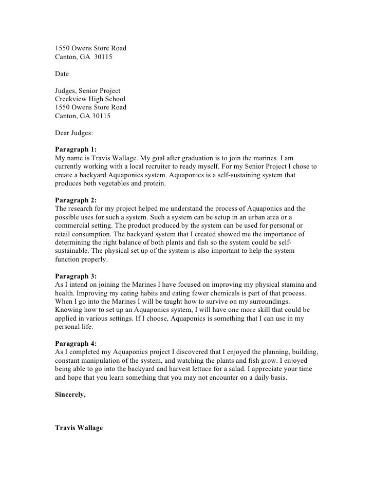 Letter to the judges format 2011 12