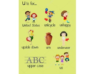 Letter uu | PPTX | Education