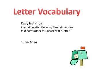 Letter vocabulary | PPTX | Desktop Publishing | Computer Software and ...