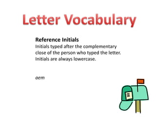 Letter vocabulary | PPTX | Desktop Publishing | Computer Software and ...