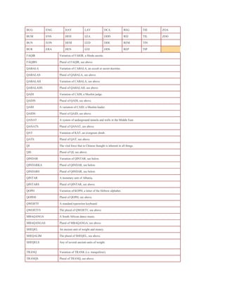 Letter words | DOCX
