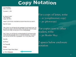 Letter writing essentials | PPTX