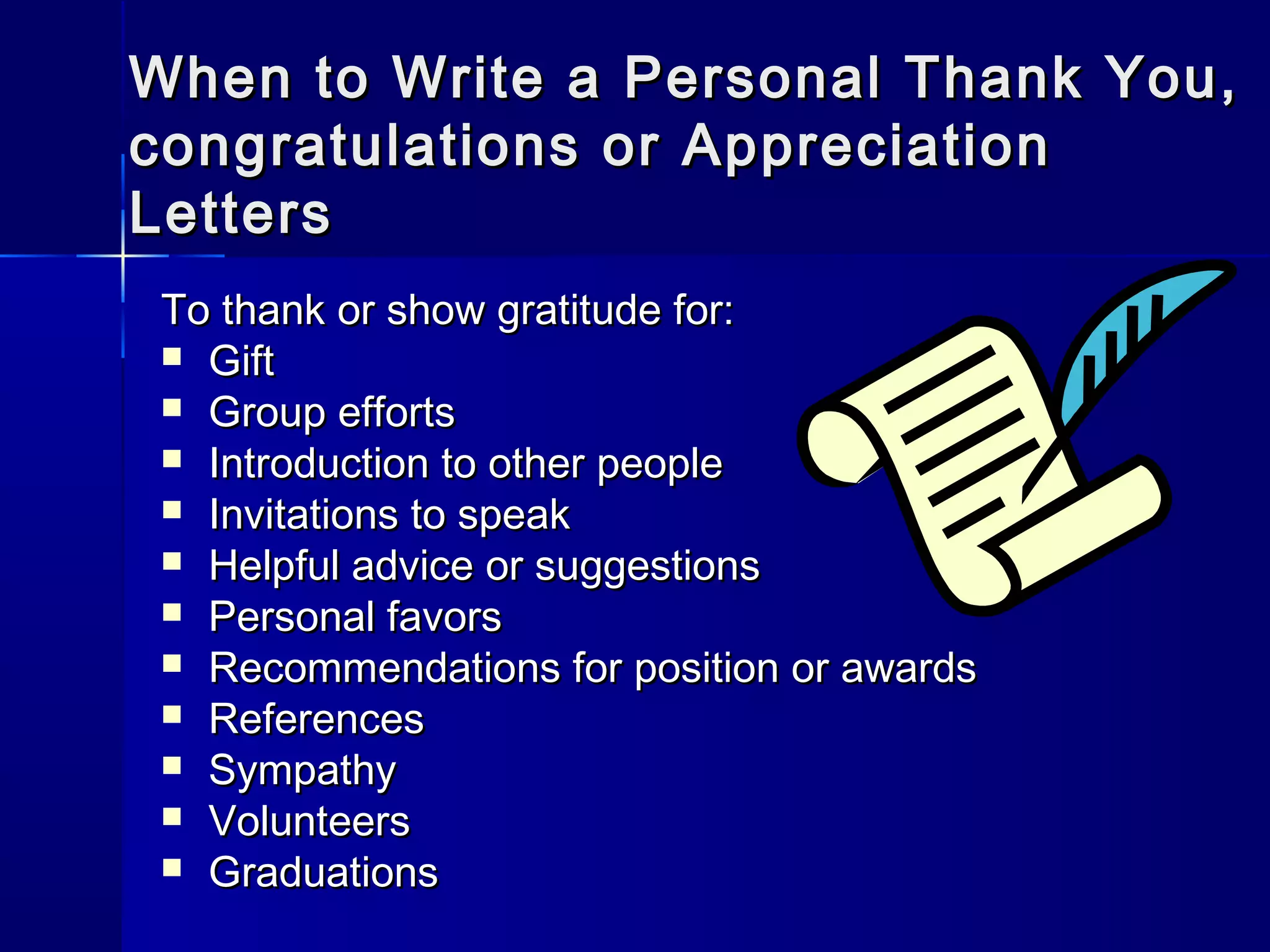 Letterwriting ppt | PPT