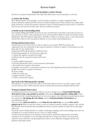 Letter writing | DOC