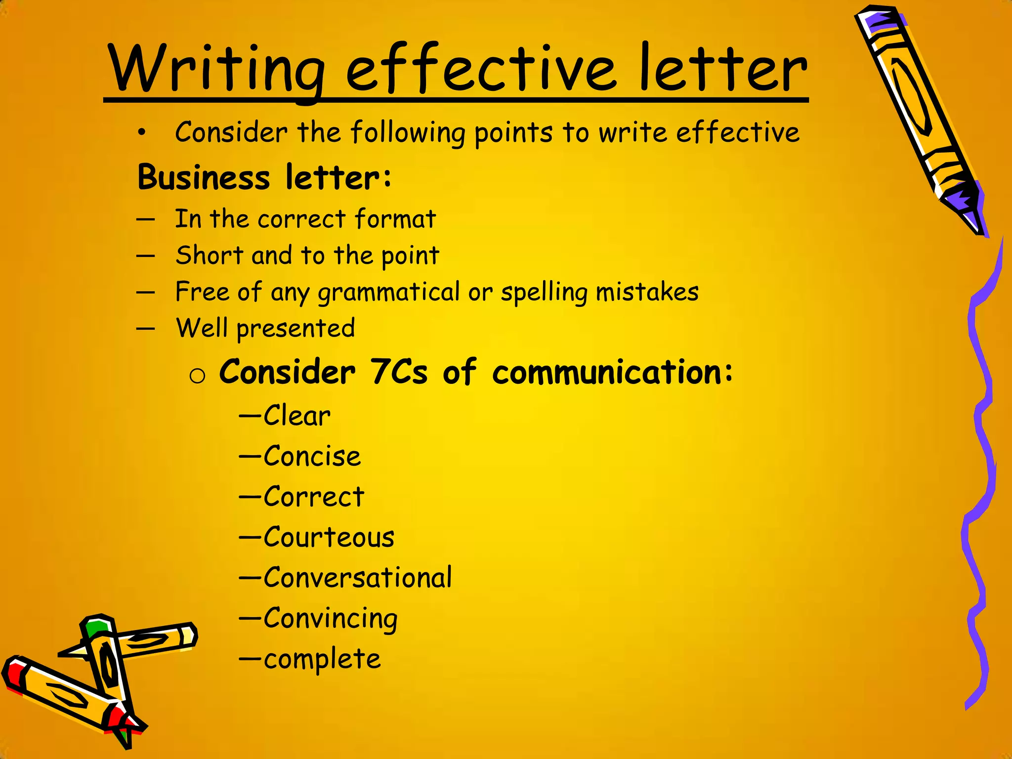Letter writing, Business, Personal letter Writing format | PPTX