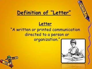 Letter writing, Business, Personal letter Writing format | PPT