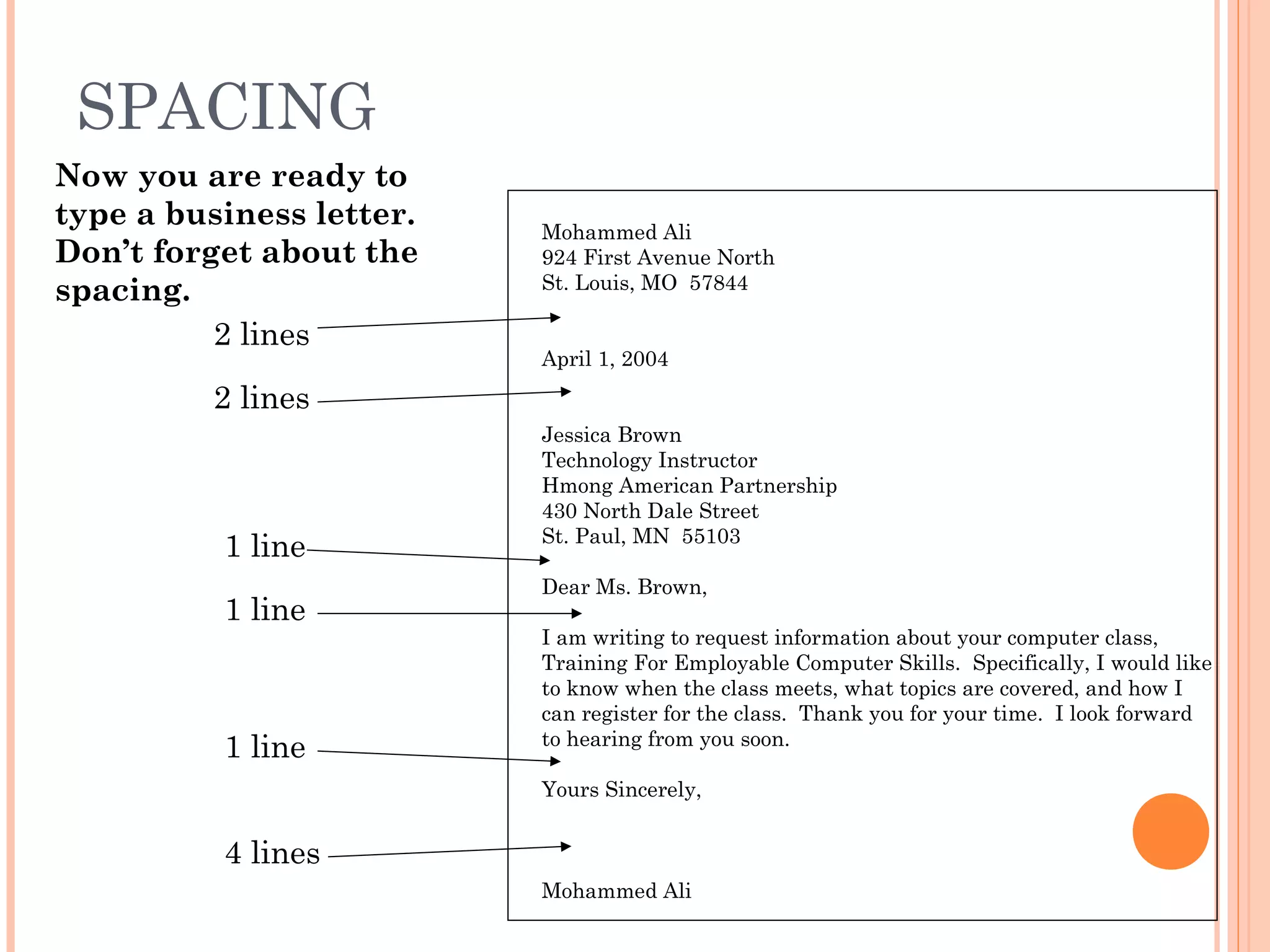 Letter writing (Communication Skills) | PPT