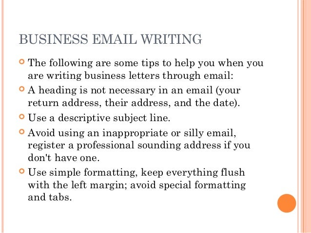 Letter writing (Communication Skills)