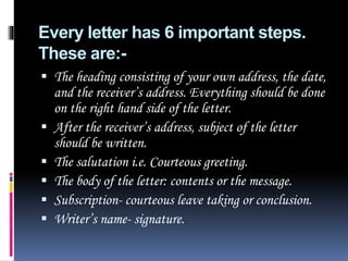 Letter writing | PPT
