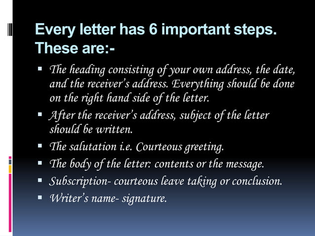 Letter writing | PPT