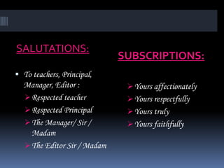 Letter writing | PPT